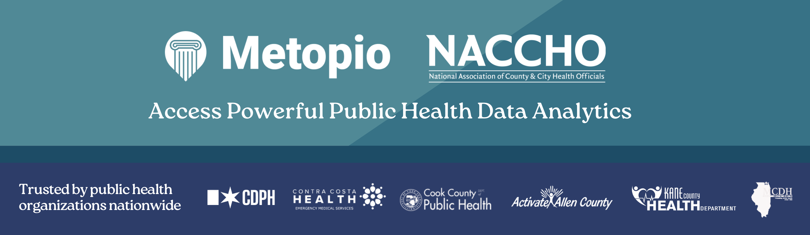 Exclusive Public Health Data & Analytics for NACCHO Members
